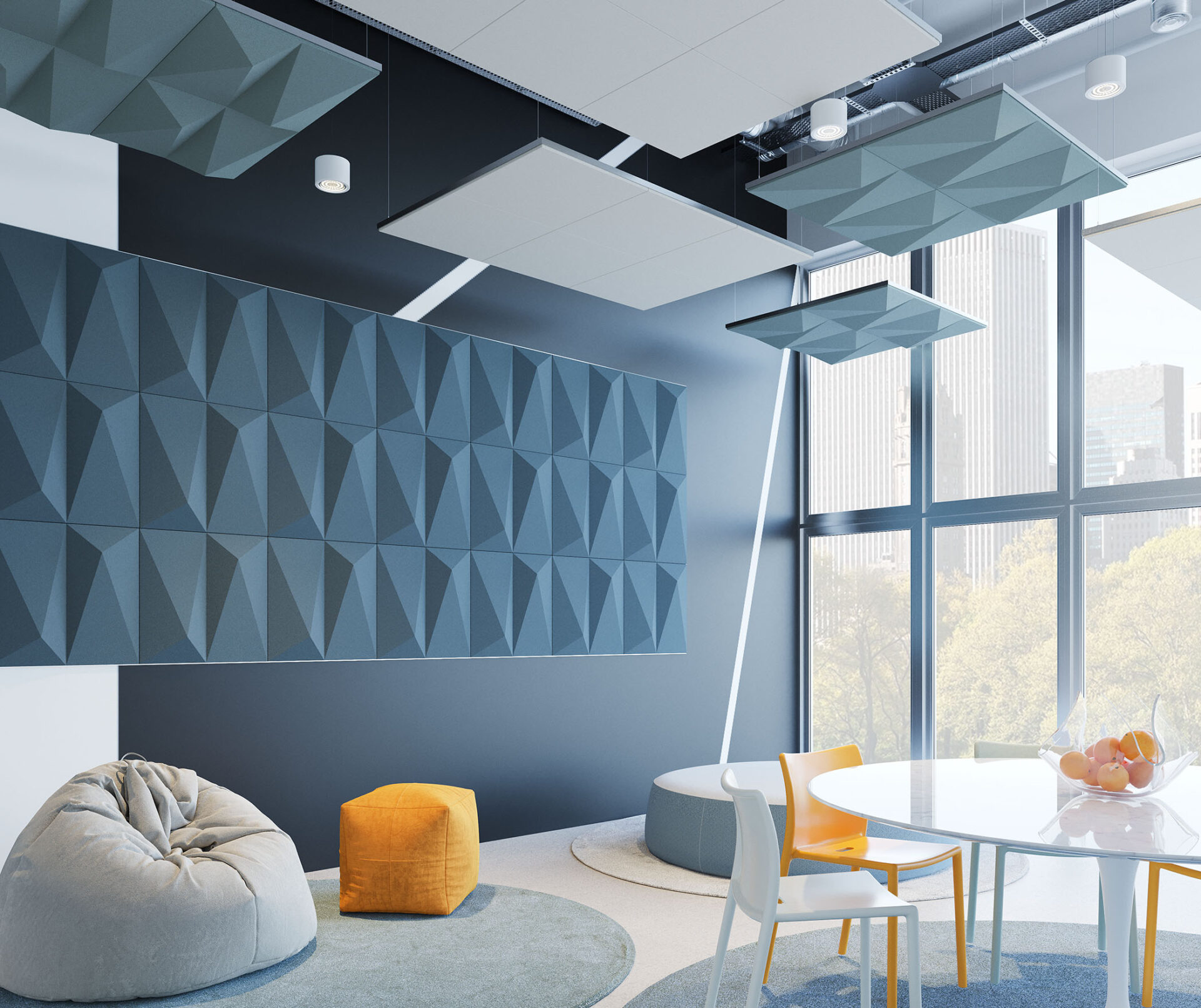 Three Dimensional Acoustical Walls and Ceilings - Golterman & Sabo